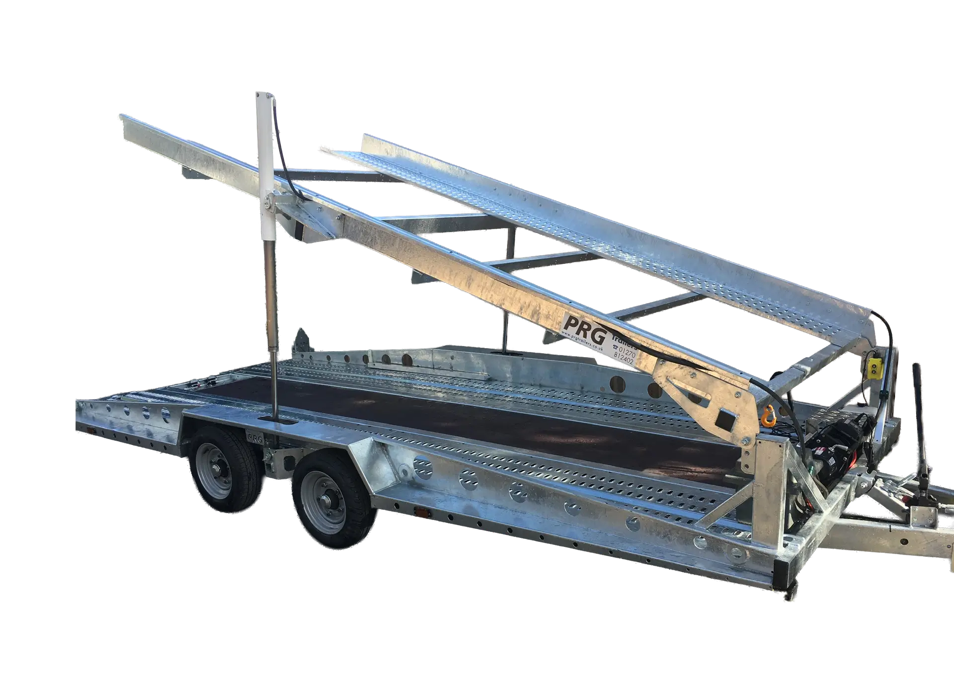 Twin Axle Millennium Hydraulic Tilt Twin Deck - PRG Trailers